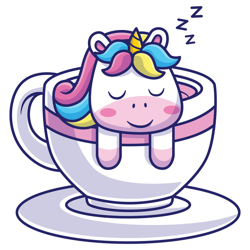 قیمت و خرید استیکر پارچه و لباس مدل dtf طرح یونیکورن کد H15.766 مجموعه 4 عددی