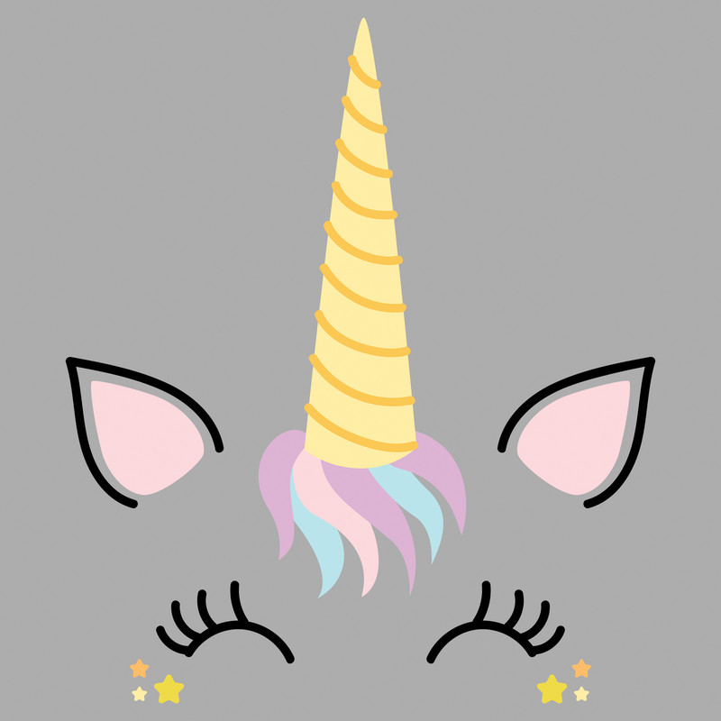 قیمت و خرید استیکر پارچه و لباس مدل dtf طرح یونیکورن کد H15.66 مجموعه 4 عددی