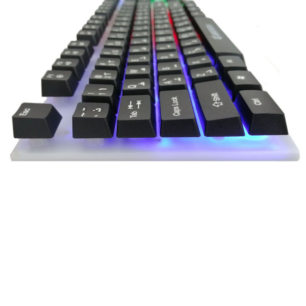 قیمت و خرید کیبورد گیمینگ جرتک مدل K358، سوئیچ ممبران، Full-Size، نورپردازی بک لایت