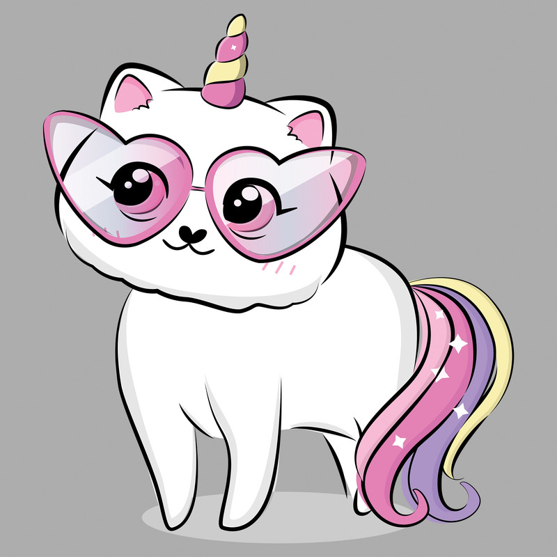 قیمت و خرید استیکر پارچه و لباس مدل dtf طرح یونیکورن کد H15.205 مجموعه 4 عددی