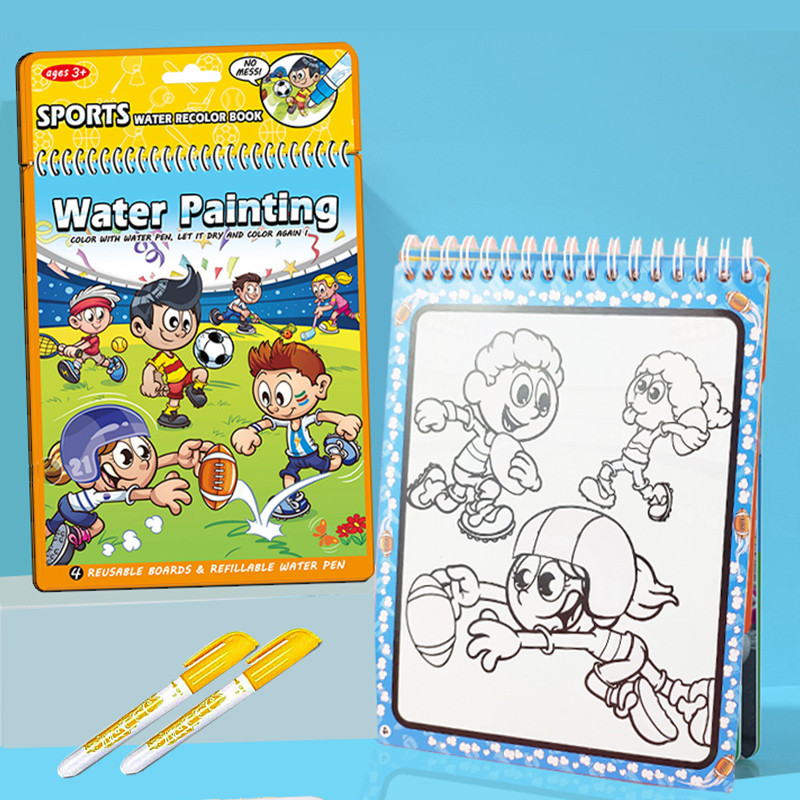 قیمت و خرید بازی آموزشی رنگ آمیزی مدل Sport Recolor Book کد ZB888-1