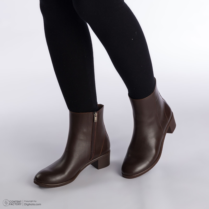 قیمت و خرید نیم بوت زنانه چرم مشهد مدل J2683-091