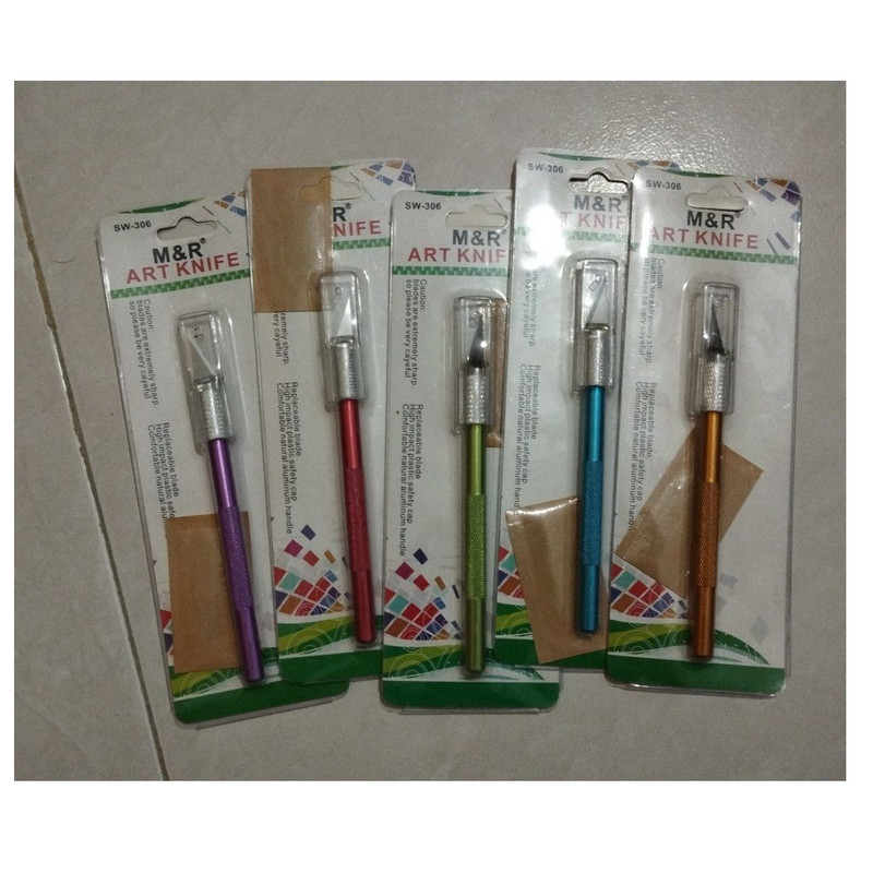 قیمت و خرید کاتر قلمی ام اند آر مدل sw306 به همراه سه عدد تیغه یدکی