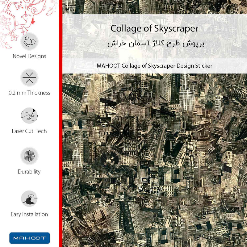 قیمت و خرید برچسب پوششی ماهوت مدل Collage of Skyscraper مناسب برای گوشی ...