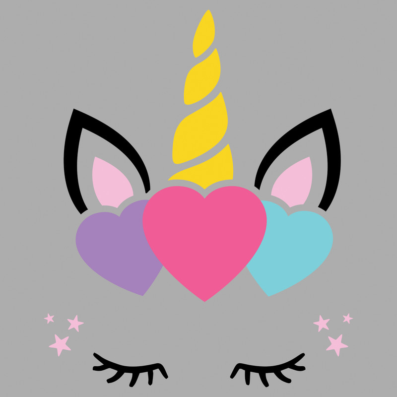 قیمت و خرید استیکر پارچه و لباس مدل dtf طرح یونیکورن کد H15.76 مجموعه 4 عددی