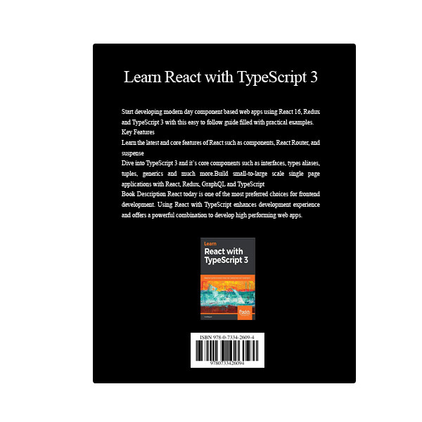 قیمت و خرید کتاب Learn React With Typescript 3 اثر Carl Rippon انتشارات