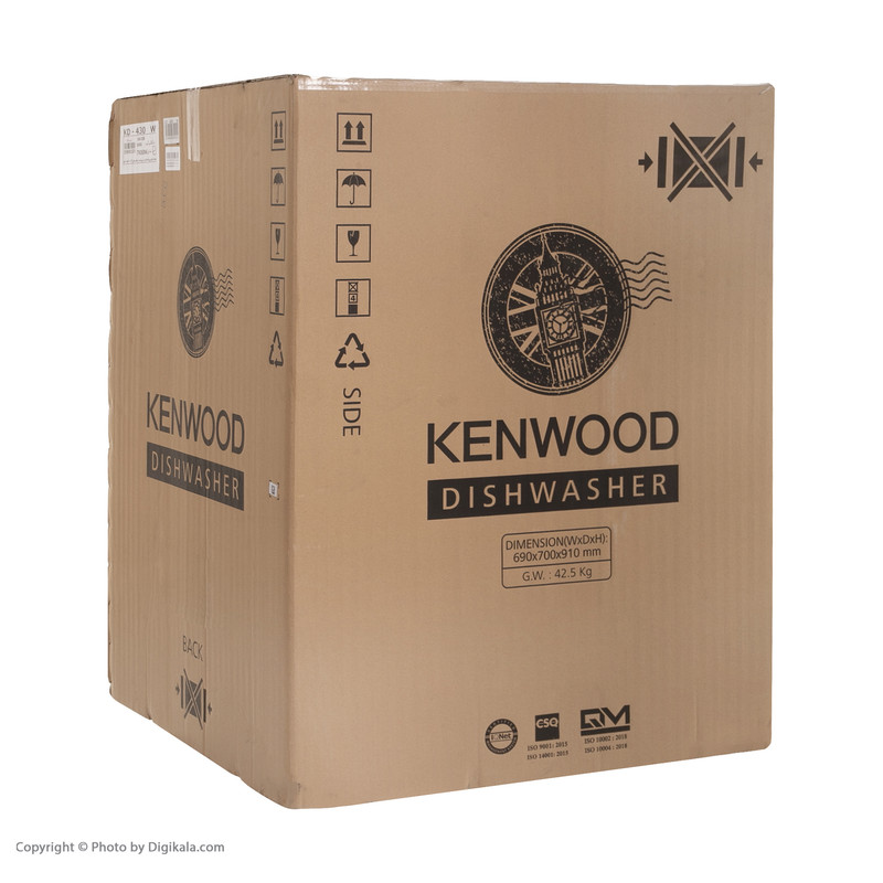قیمت و خرید ماشین ظرفشویی کنوود مدل KD - 430 W