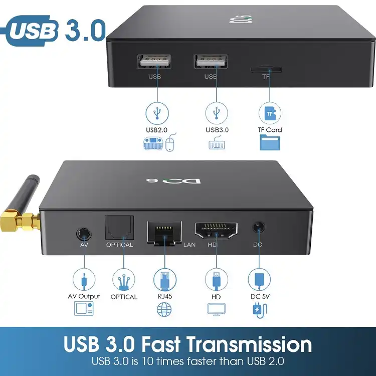 ️ قیمت خرید اندروید باکس مدل DQ6 ⚡️ (1404) - فروشگاه شاپ99