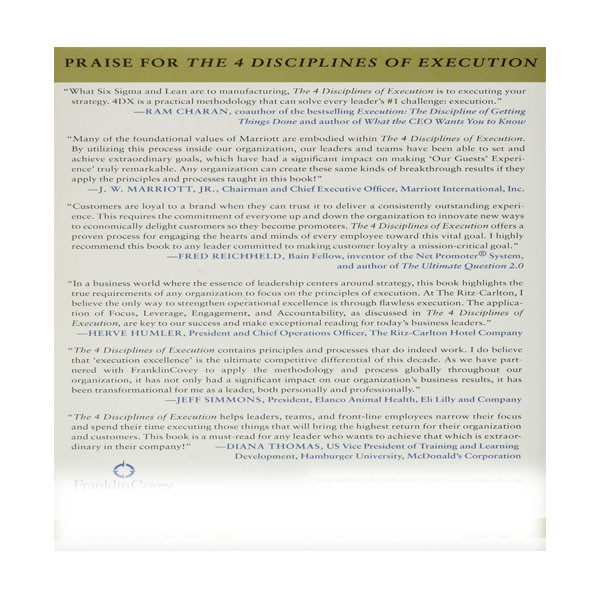 قیمت و خرید کتاب The 4 Disciplines of Execution: Achieving Your Wildly ...