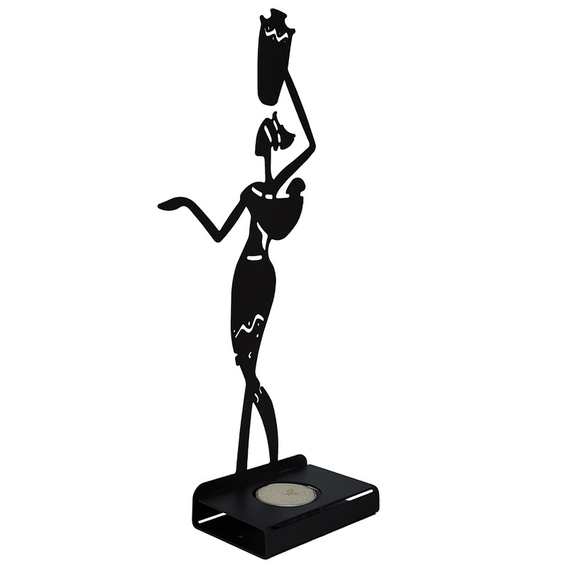 قیمت و خرید جاشمعی دلامور مدل آفریقایی 5