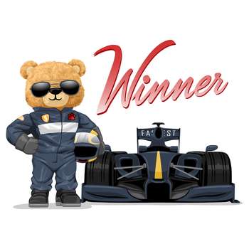 قیمت و خرید استیکر پارچه و لباس مدل dtf طرح تدی کد H20.100 مجموعه 3 عددی