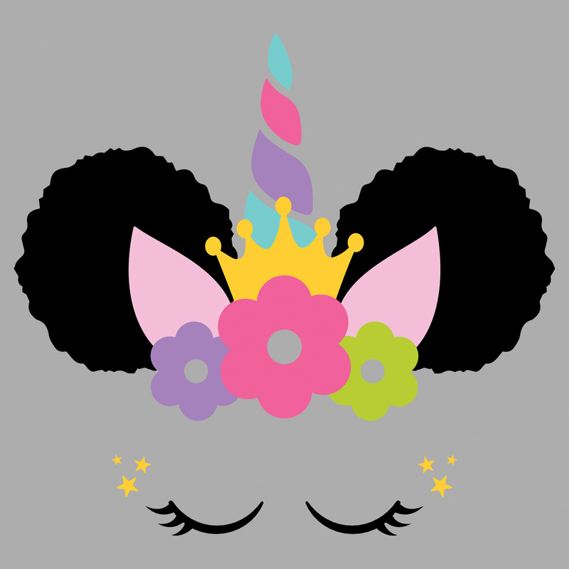 قیمت و خرید استیکر پارچه و لباس مدل dtf طرح یونیکورن کد H15.79 مجموعه 4 عددی