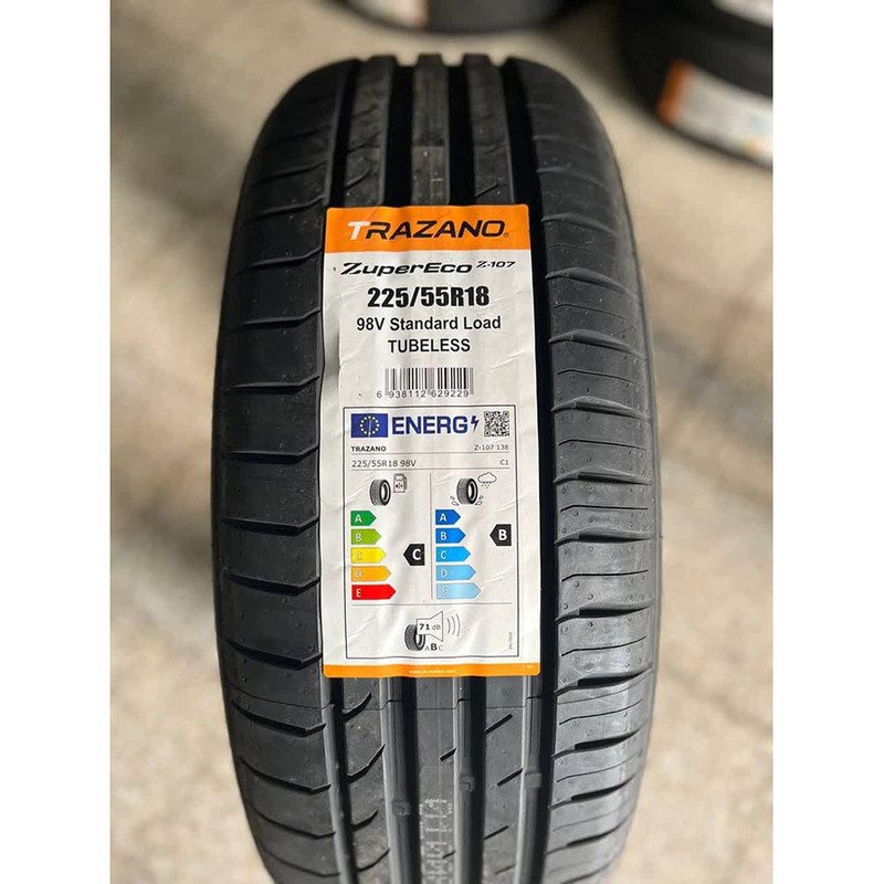 قیمت و خرید لاستیک خودرو ترازانو مدل Z107 سایز225/55/18-دو حلقه
