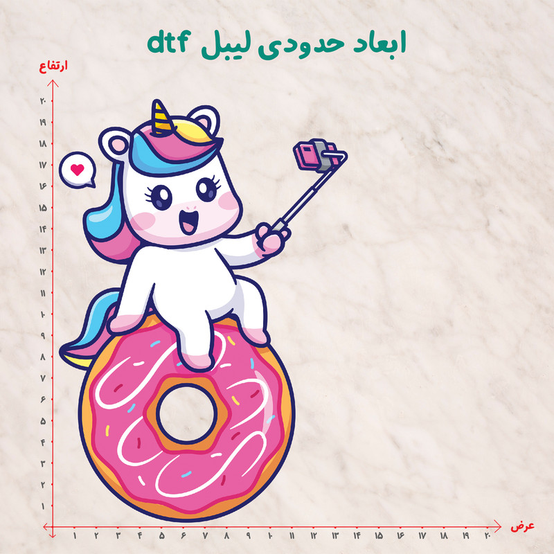 قیمت و خرید استیکر پارچه و لباس مدل dtf طرح یونیکورن کد H20.643 مجموعه 3 عددی