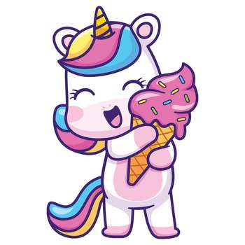 قیمت و خرید استیکر پارچه و لباس مدل dtf طرح یونیکورن کد H20.628 مجموعه 3 عددی