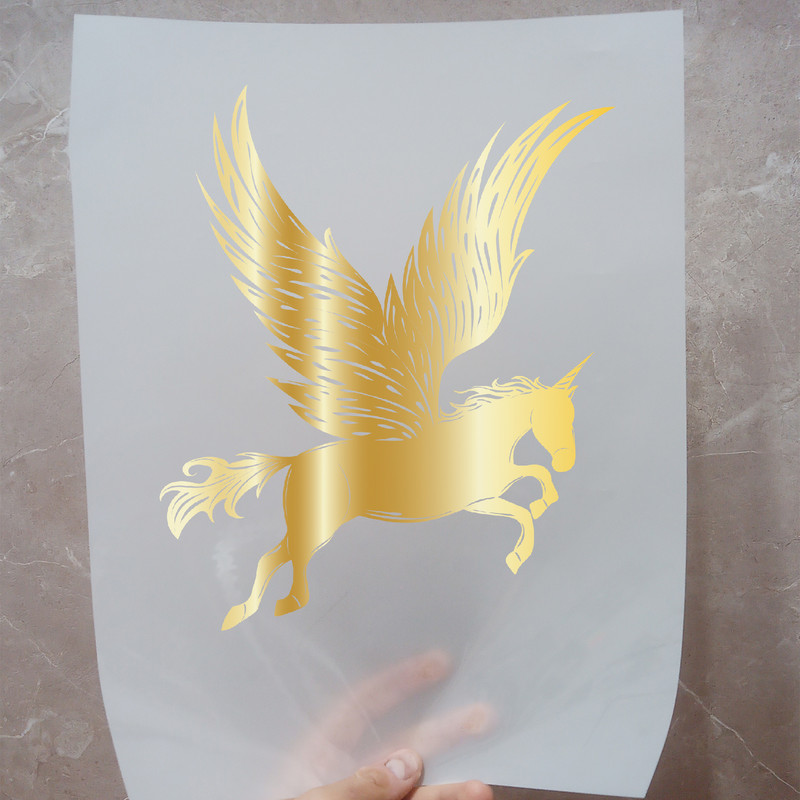 قیمت و خرید استیکر پارچه و لباس مدل dtf طرح یونیکورن کد H20.1121 مجموعه 3 عددی