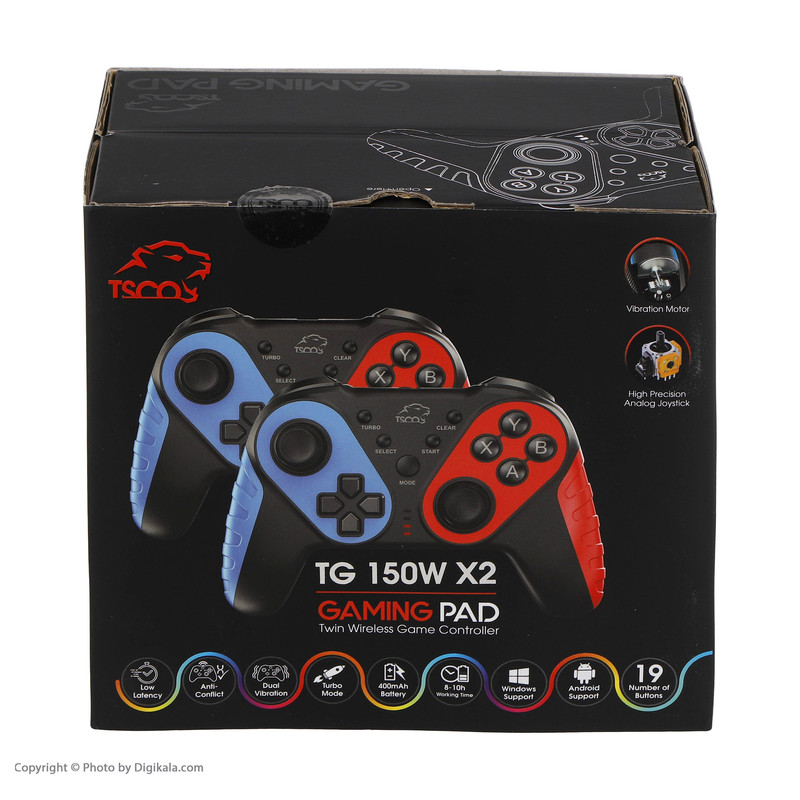 قیمت و خرید دسته بازی تسکو مدل TG 150W X2 بسته 2 عددی