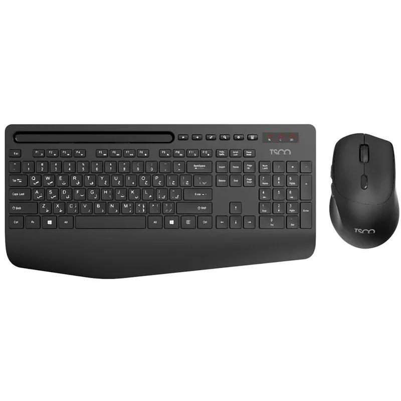 مشخصات، قیمت و خرید کیبورد و ماوس بی سیم تسکو مدل TKM 7025W