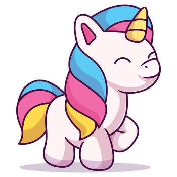 قیمت و خرید استیکر پارچه و لباس مدل dtf طرح یونیکورن کد H15.558 مجموعه 4 عددی