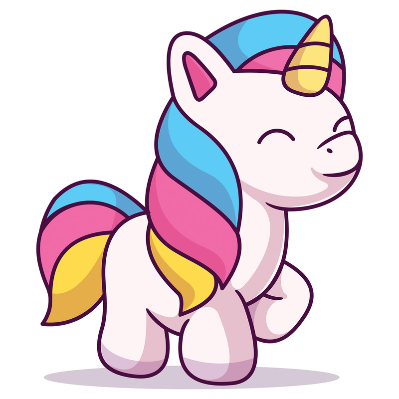 قیمت و خرید استیکر پارچه و لباس مدل dtf طرح یونیکورن کد H15.558 مجموعه ...