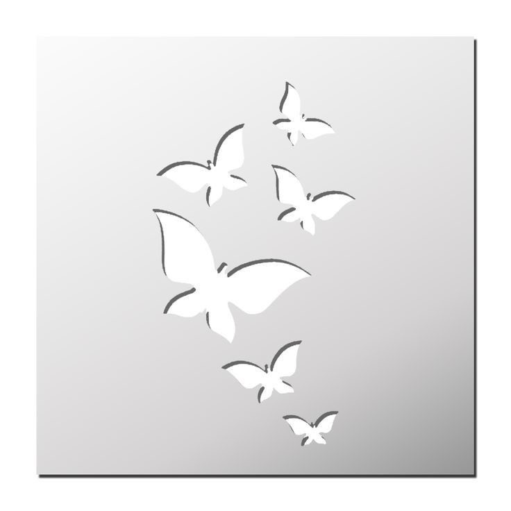 قیمت و خرید شابلون دکو رستا مدل پروانه کد S286