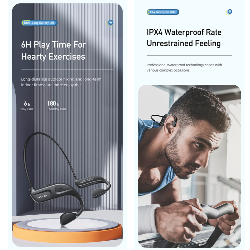 قیمت و خرید هندزفری بلوتوثی اوی مدل A889 Pro