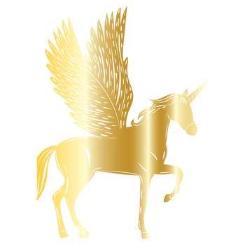 قیمت و خرید استیکر پارچه و لباس مدل dtf طرح یونیکورن کد H20.1112 مجموعه 3 عددی