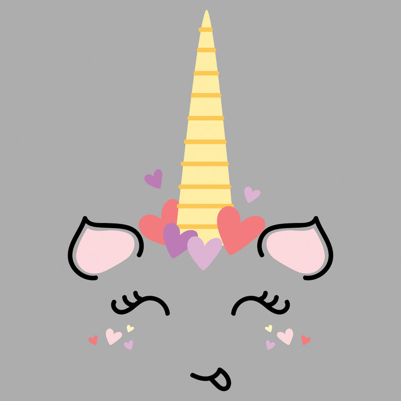 قیمت و خرید استیکر پارچه و لباس مدل dtf طرح یونیکورن کد H15.49 مجموعه 4 عددی