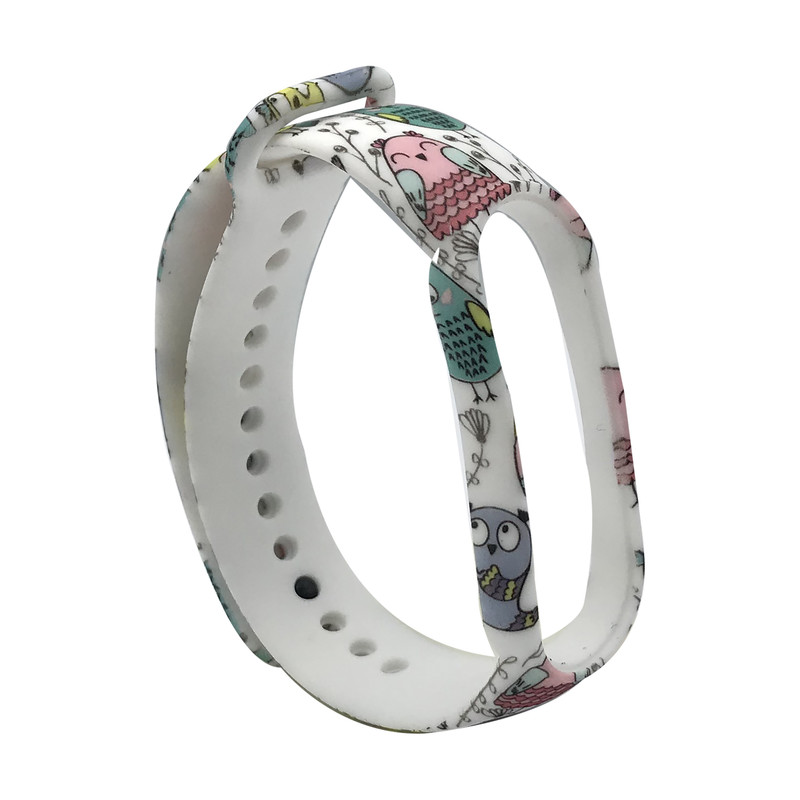 قیمت و خرید بند طرح جغد کد OWl05 مناسب برای مچ بند هوشمند شیائومی Mi Band 5