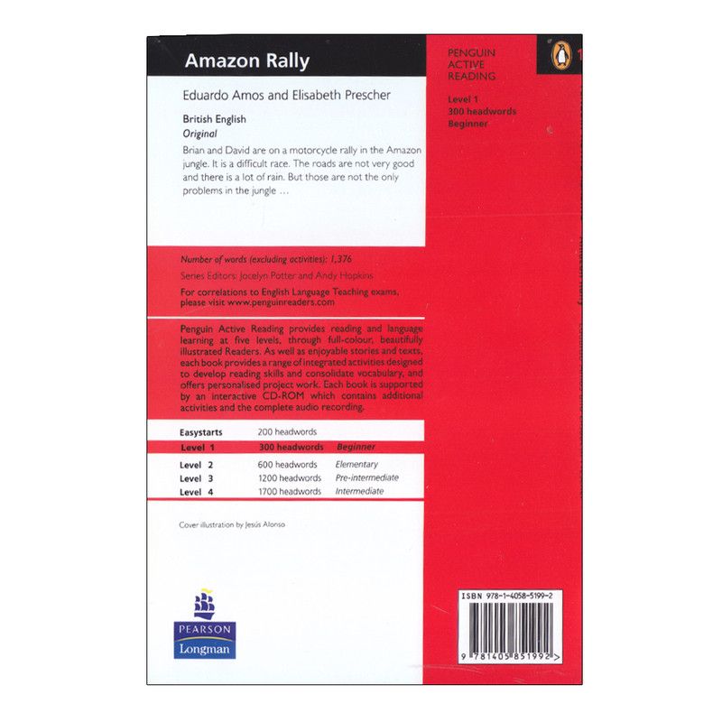 قیمت و خرید کتاب Penguin Active Reading Level 1 Amazon Rally اثر Eduardo Amos And Elisabeth ...