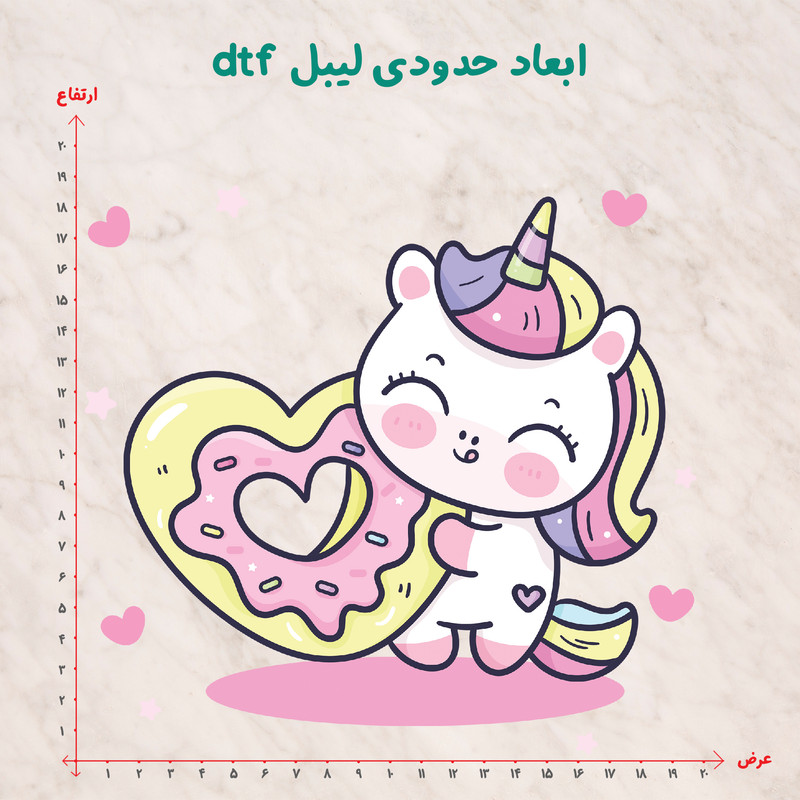 قیمت و خرید استیکر پارچه و لباس مدل dtf طرح یونیکورن کد H20.789 مجموعه 3 عددی