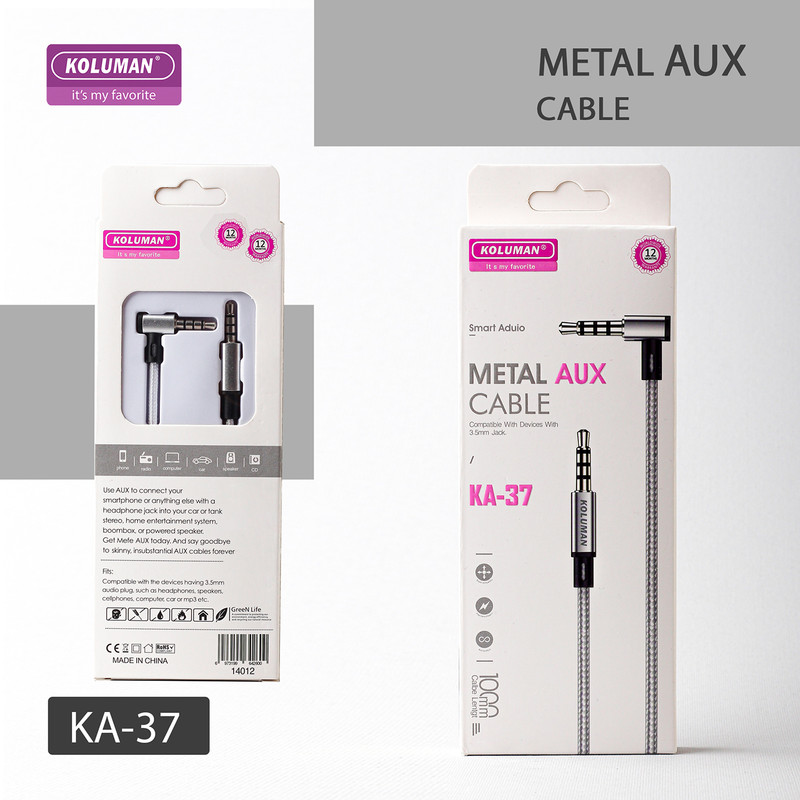 قیمت و خرید کابل AUX کلومن مدل KA-37