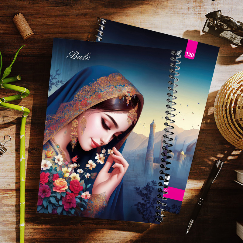 قیمت و خرید دفتر طراحی 120 برگ انتشارات بله مدل کاغذ ضخیم طرح دخترانه