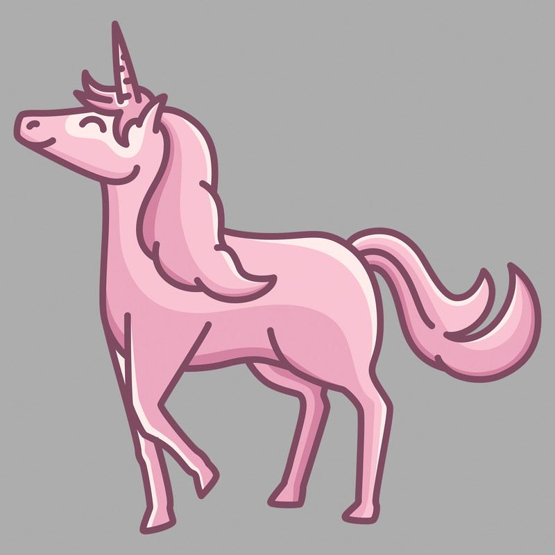 قیمت و خرید استیکر پارچه و لباس مدل dtf طرح یونیکورن کد H15.738 مجموعه 4 عددی