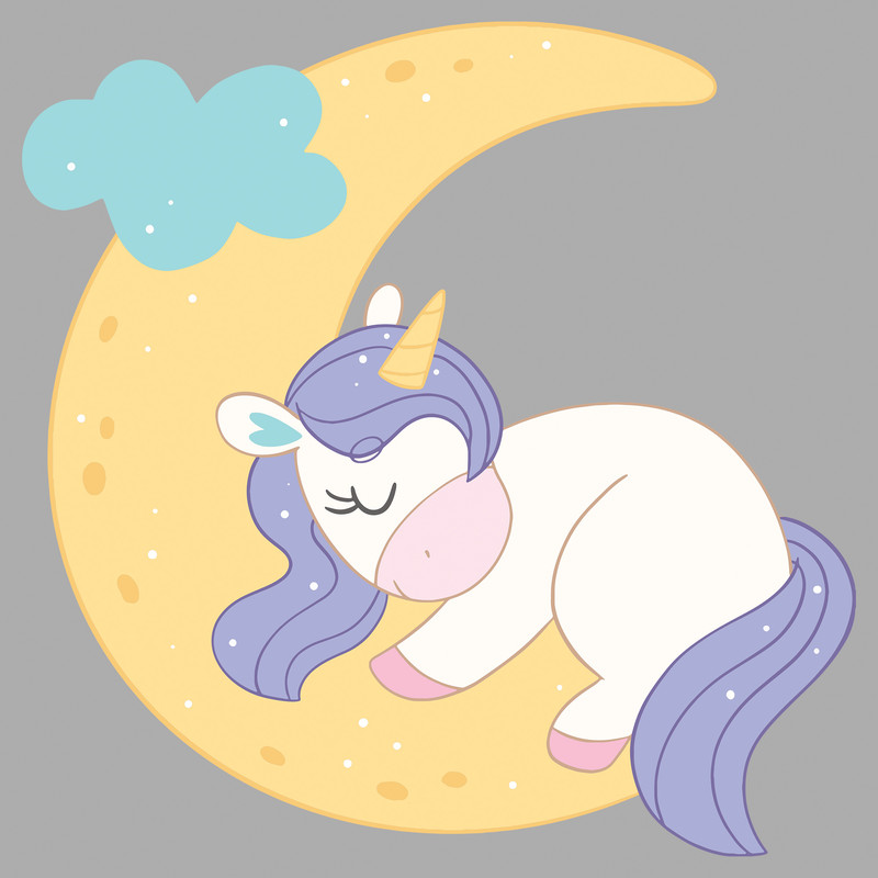 قیمت و خرید استیکر پارچه و لباس مدل dtf طرح یونیکورن کد H15.177 مجموعه 4 عددی