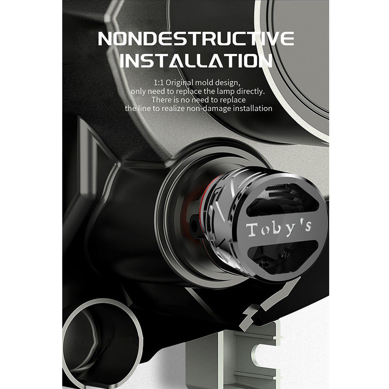 قیمت و خرید هدلایت لامپ خودرو توبیز مدل TF150 پایه H7 بسته دو عددی