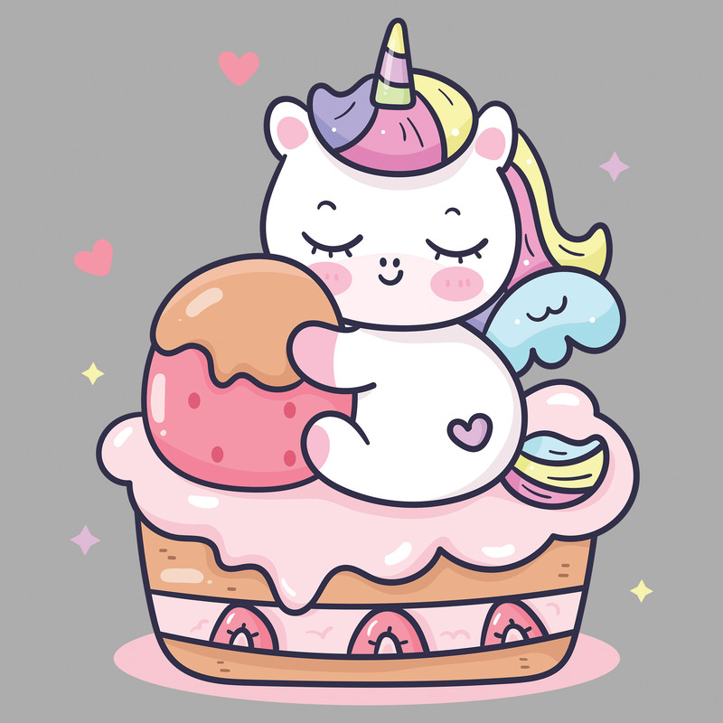 قیمت و خرید استیکر پارچه و لباس مدل dtf طرح یونیکورن کد H20.227 مجموعه 3 عددی