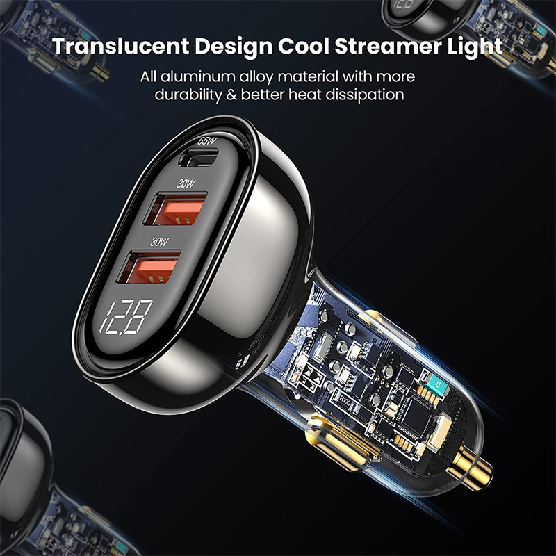 قیمت و خرید شارژر فندکی 95 وات هیسکا مدل HCC-326