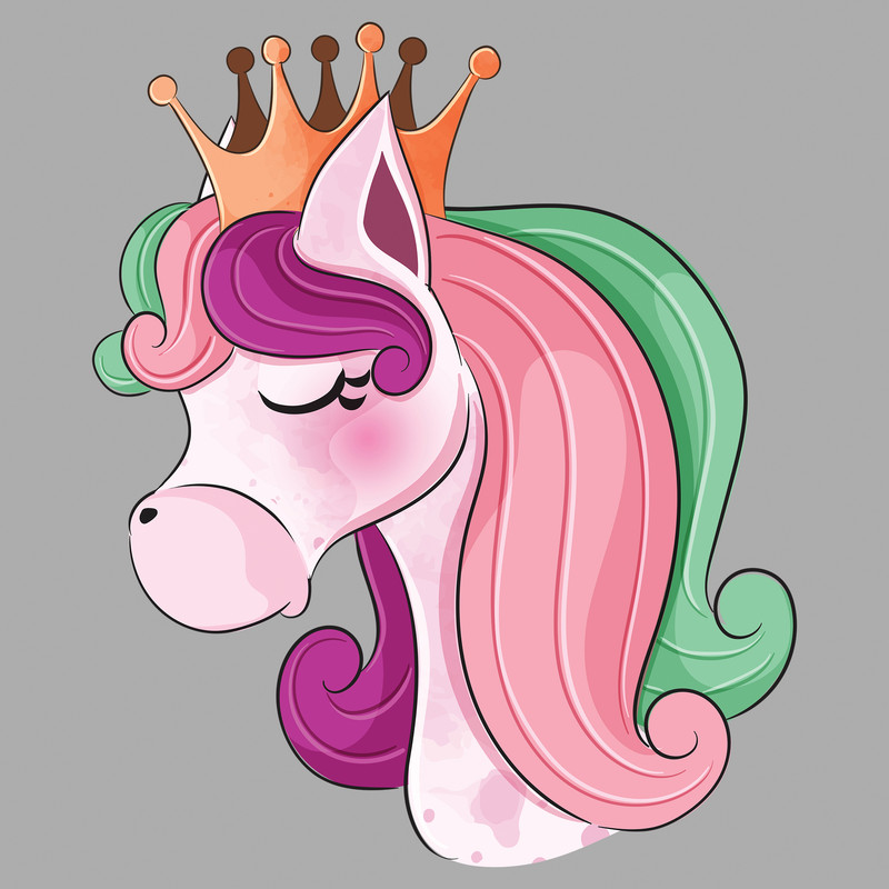 مشخصات، قیمت و خرید استیکر پارچه و لباس مدل dtf طرح یونیکورن کد H15.388 مجموعه 4 عددی | دیجی‌کالا