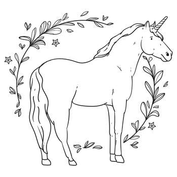 قیمت و خرید استیکر پارچه و لباس مدل dtf طرح یونیکورن کد H15.1098 مجموعه 4 عددی