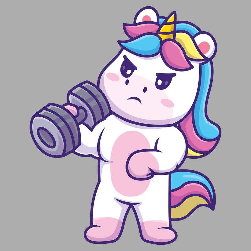 قیمت و خرید استیکر پارچه و لباس مدل dtf طرح یونیکورن کد H20.914 مجموعه 3 عددی