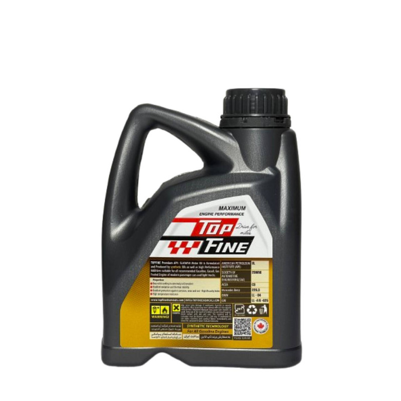 قیمت و خرید روغن موتور سیکلت تمام سنتتیک تاپ فاین مدل SL 20W-50 حجم 1 لیتر