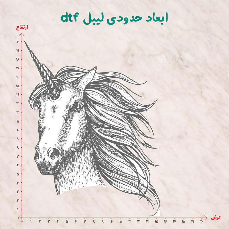 قیمت و خرید استیکر پارچه و لباس مدل dtf طرح یونیکورن کد H20.308 مجموعه 6 عددی