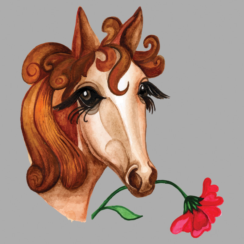 قیمت و خرید استیکر پارچه و لباس مدل dtf طرح یونیکورن کد H20.506 مجموعه 3 عددی