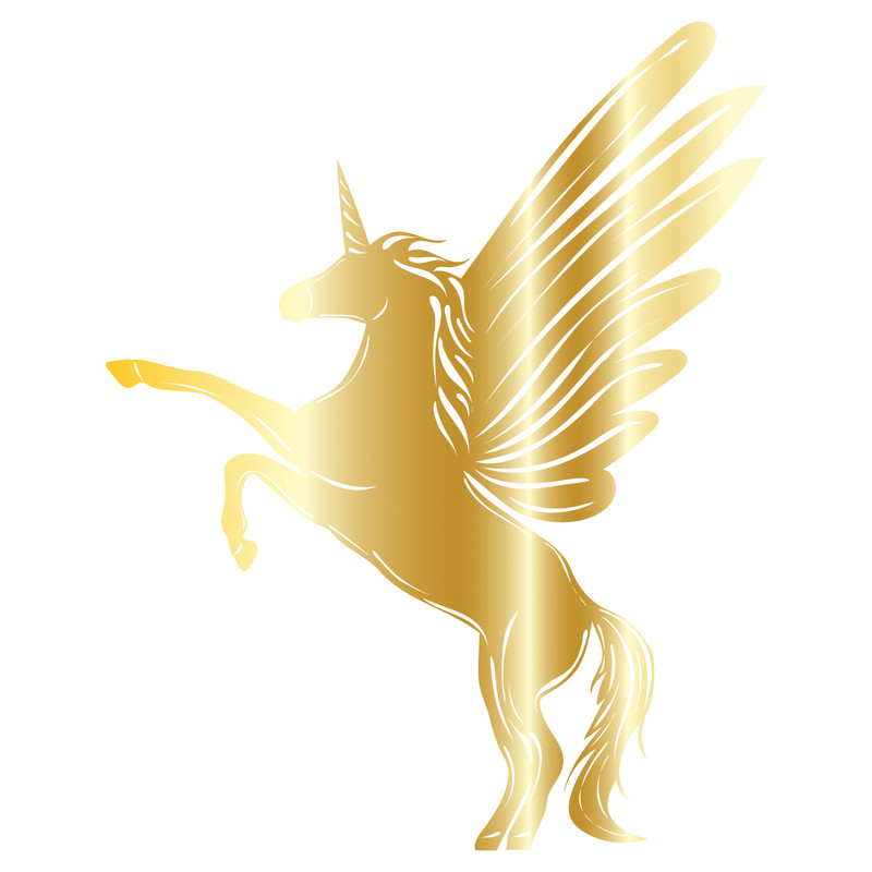 قیمت و خرید استیکر پارچه و لباس مدل dtf طرح یونیکورن کد H20.1124 مجموعه 3 عددی