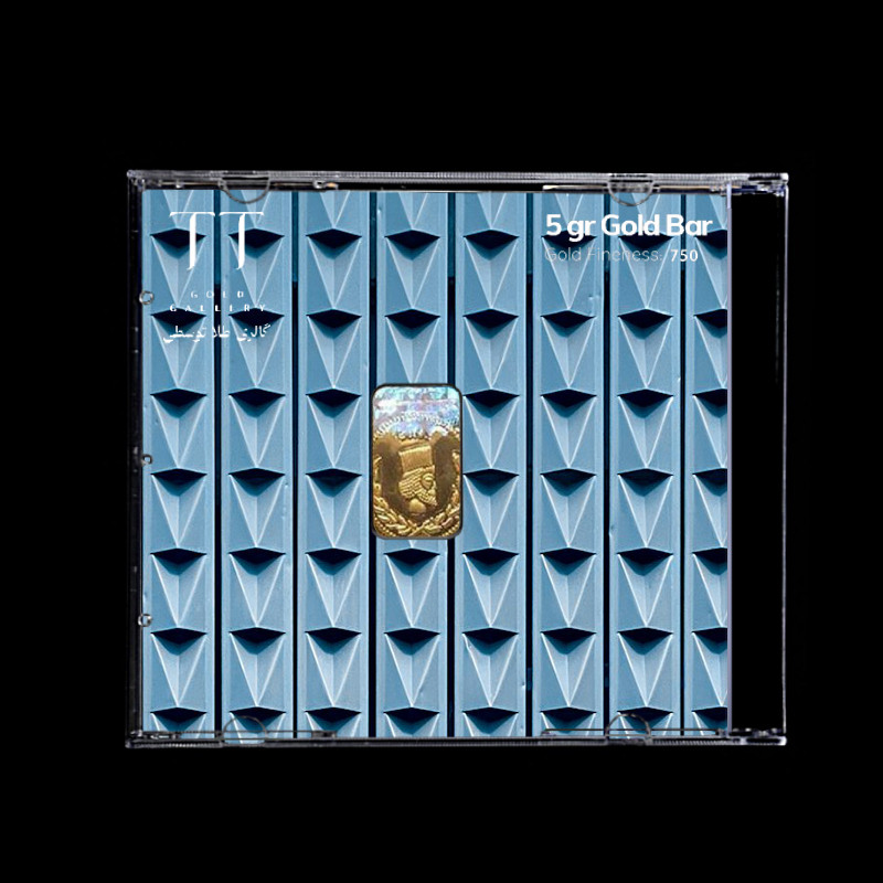 قیمت و خرید شمش طلا 18 عیار گالری طلا توسطی مدل 527415