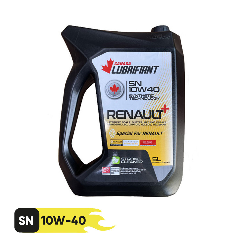 قیمت و خرید روغن موتور لوبریفنت کانادا مدل 10w40 SN حجم 5 لیتر