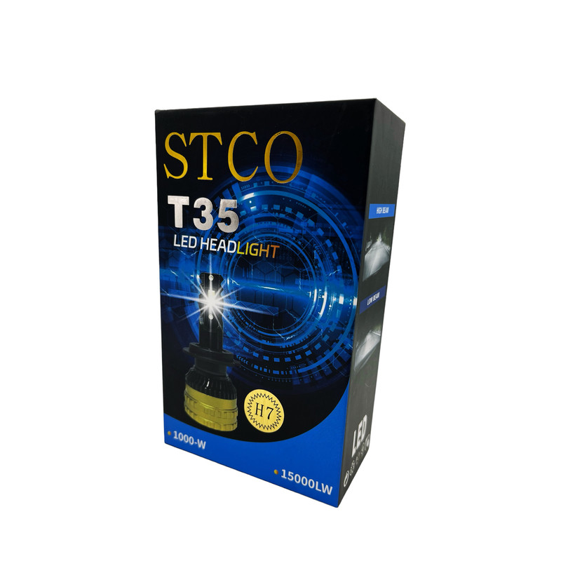 قیمت و خرید هدلایت لامپ خودرو مدل T35 STCO‌ پایه H7 بسته دو عددی