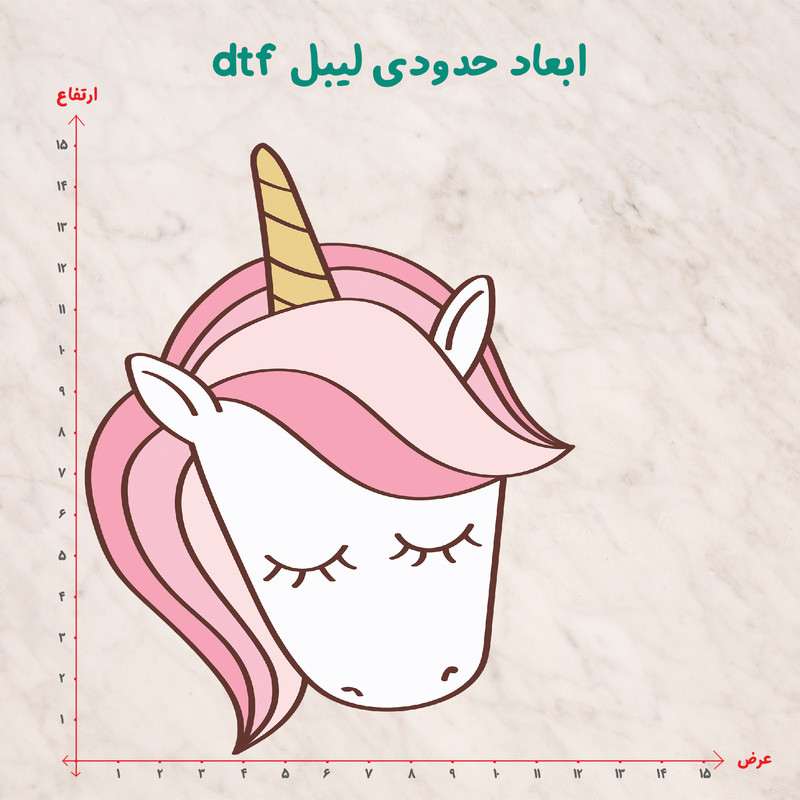 قیمت و خرید استیکر پارچه و لباس مدل dtf طرح یونیکورن کد H15.886 مجموعه 4 عددی