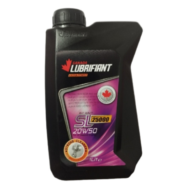 قیمت و خرید روغن موتور لوبریفنت کانادا مدل 25000 20W50 SL حجم 1 لیتر